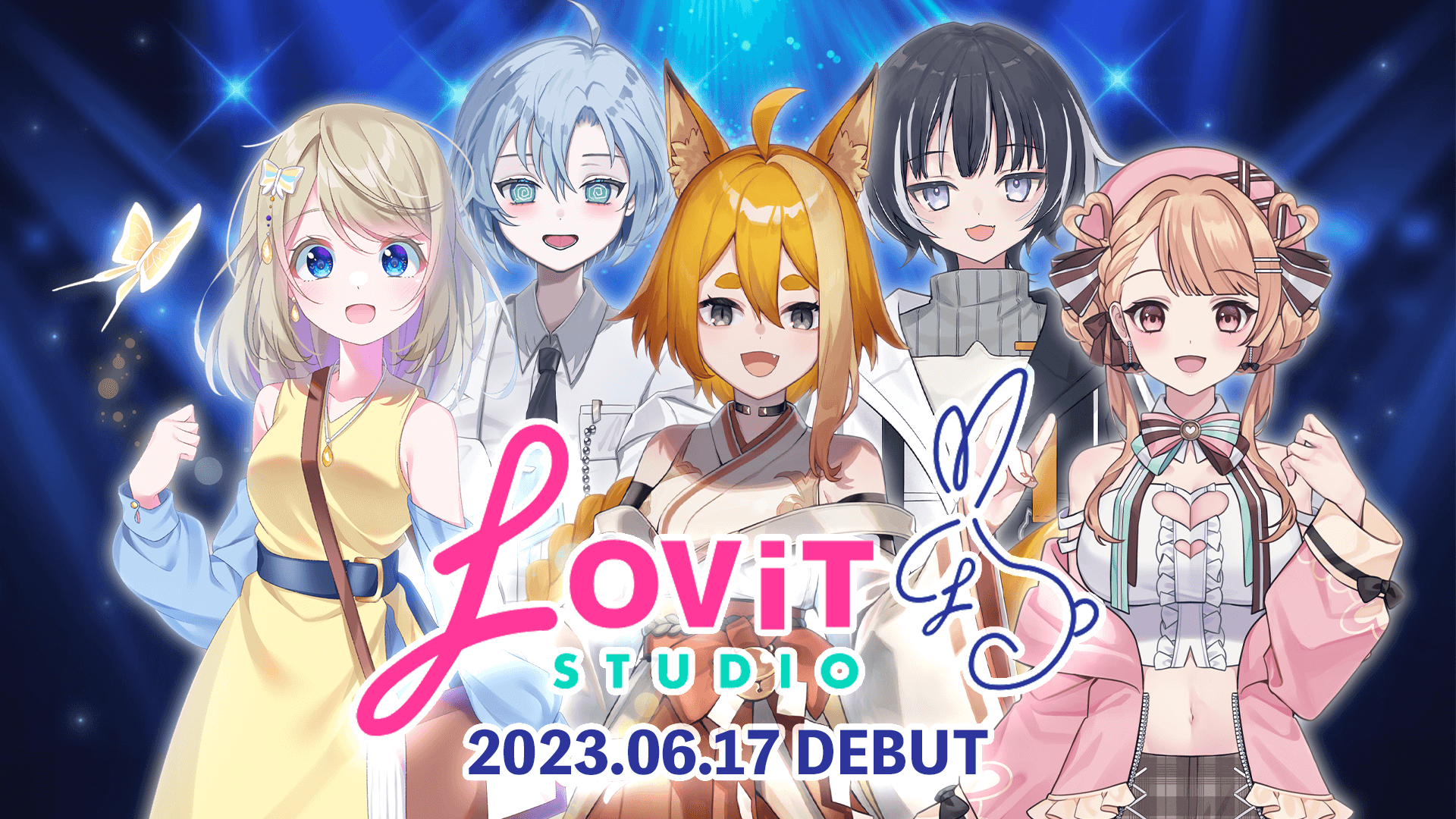 Vライバーエージェンシー『LOViT STUDIO』より新たにライバー5名が配信デビュー！総勢33名のライバーが活動中！ | LOViT STUDIO（ラビットスタジオ）
